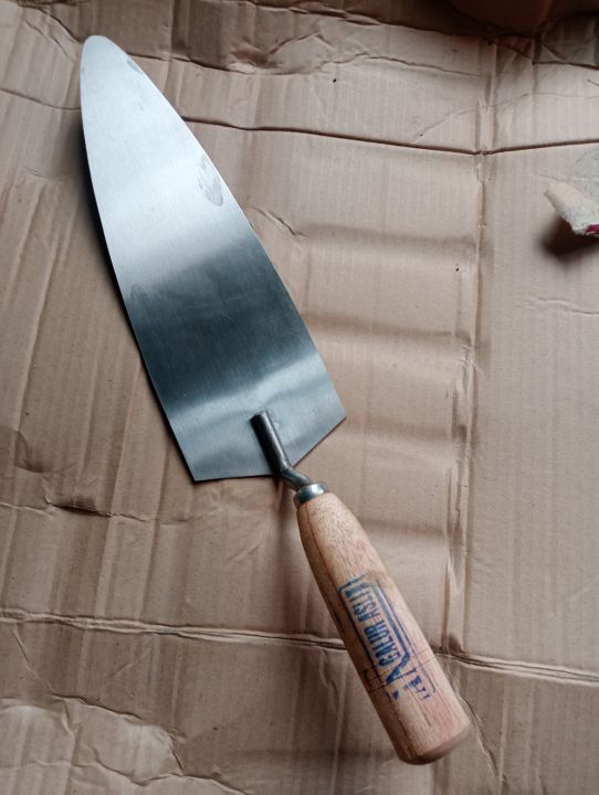 Sendok semen/ cetok galur asli keling 4 (ukuran 30cm)baja asli , sendok ...