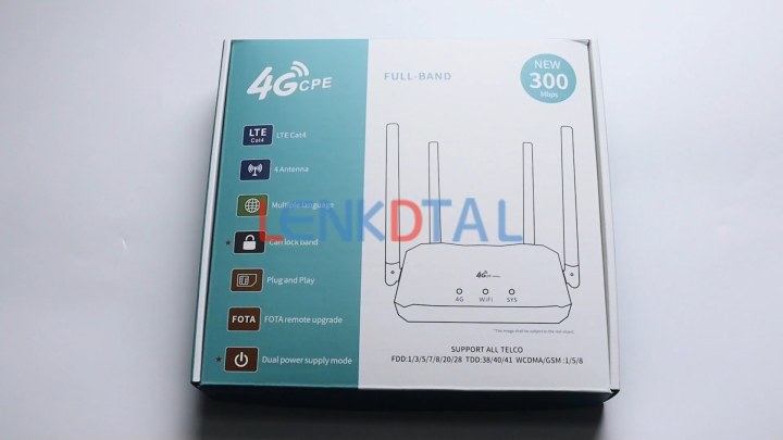 4G CPE Router 4 Antenna 1 RJ45 Type-C OZONs Hot sales R9 R810A R8B 300Mbps up to 32 users ...