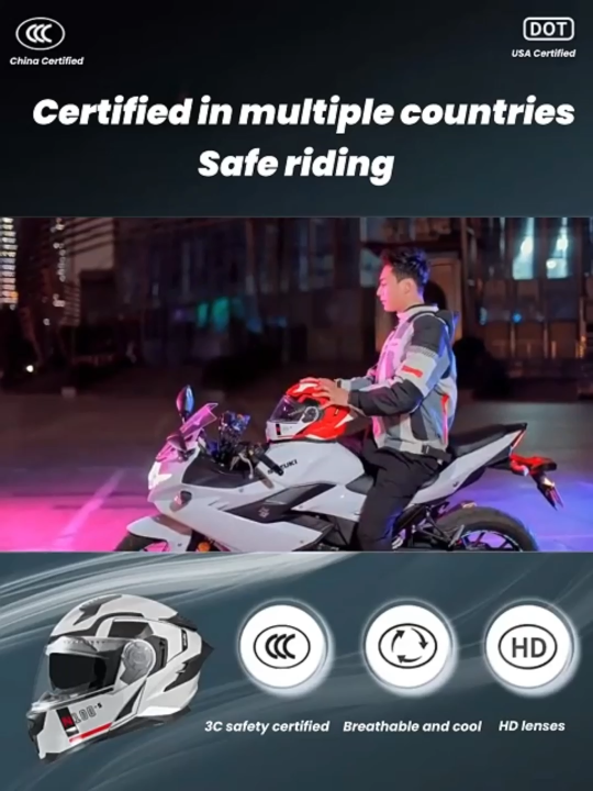 NEVA Original Dual Visor Modular Helmet for Motorcycle with Icc Sticker ...