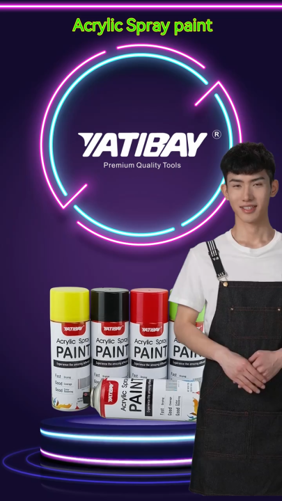 Yatibay Spray Paint – 99% Spray Efficiency, Dries in 3 Minutes, Durable ...