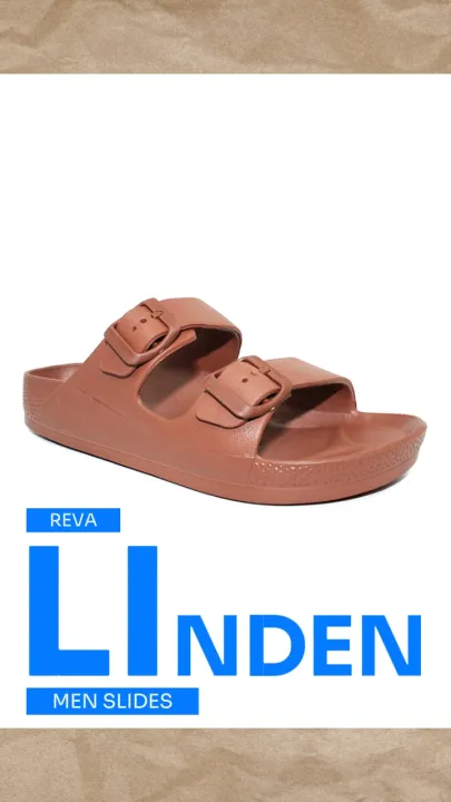Reva Linden 2024 Mens EVA Slides (Please check the Size Chart) | Lazada PH