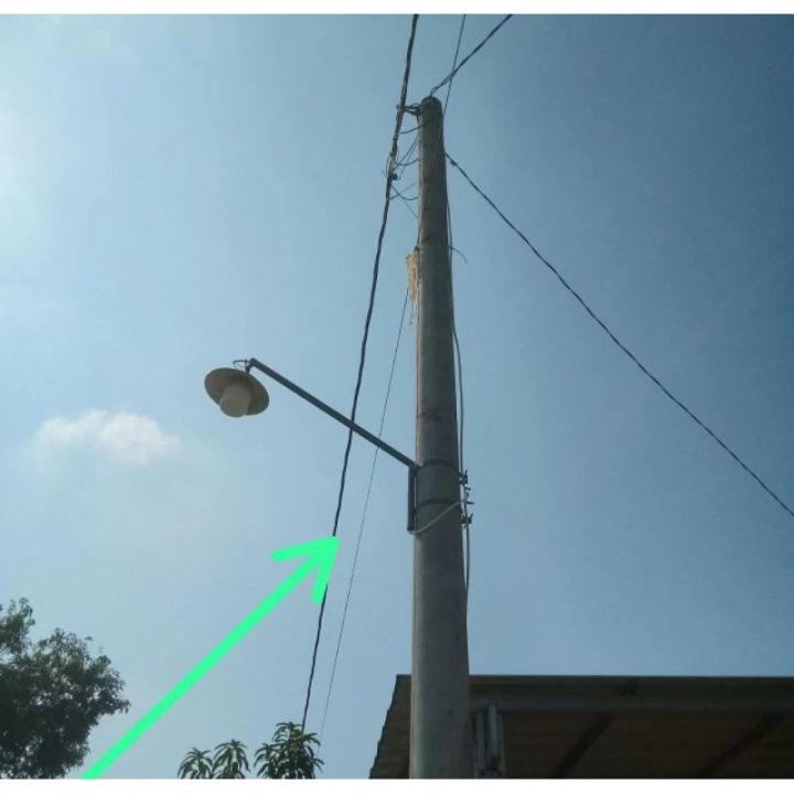 TIANG LAMPU JALAN 2 METER / TIANG BESI GANTUNG LAMPU JALAN FULLSET | Lazada Indonesia