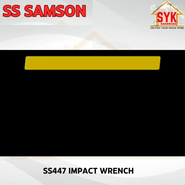 SYK SS SAMSON SS447 Pneumatic Heavy Duty Twin Hammer Hog Ring Air ...
