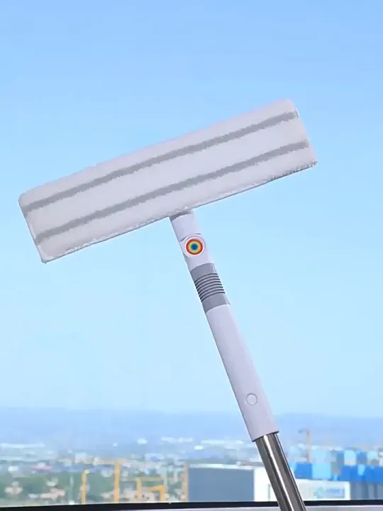 ODOROKU Rotatable 2-in-1 Window Glass Cleaner Wiper With Soft Silicone ...