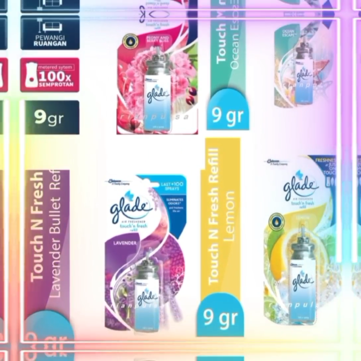 Glade Touch Fresh Refill Pengharum Alat Mini Set Isi Ulang Spray Tekan ...