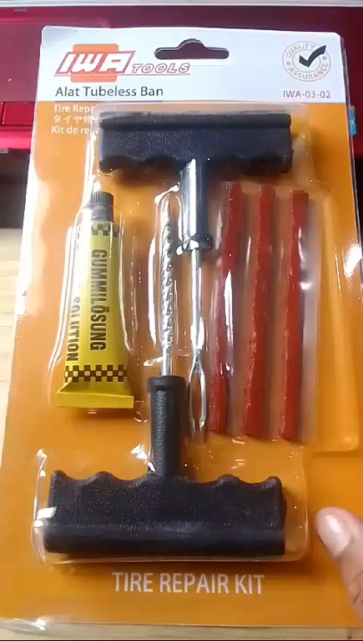 Alat Tambal Ban Tubeless IWA motor dan mobil Alat tambal ban tubeles ...