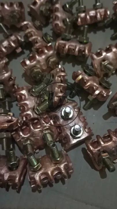 Klem Kuku Macan Kabel BC 70 mm Clamp Sisir Grounding Clem Penangkal ...