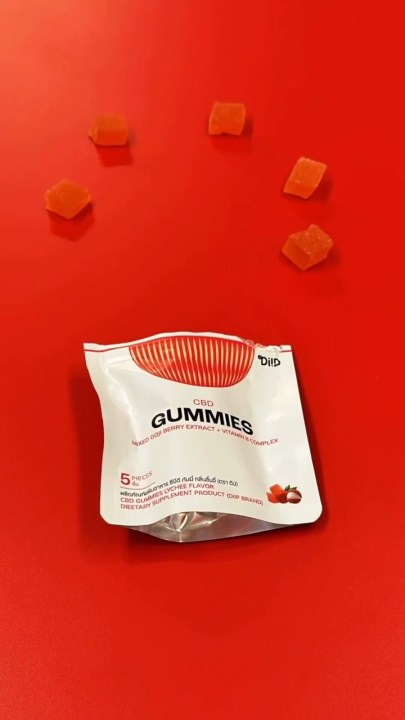 Diip | CBD MORNING GUMMIES 125MG - ซีบีดีกัมมี่ส์ สูตรกลางวัน (5 ชิ้น ...