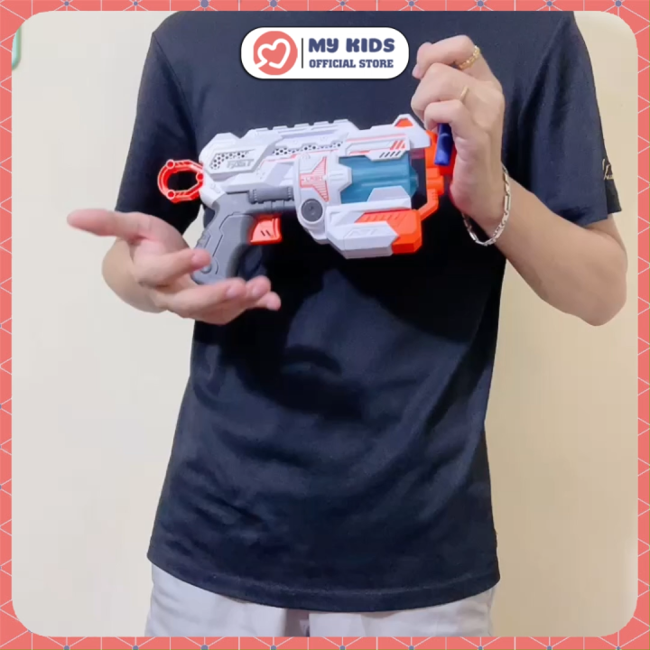 Đồ Chơi Trẻ Em Phụt Xốp Neft MINI GUN XOAY NÒNG - Nhựa ABS An Toàn Với ...