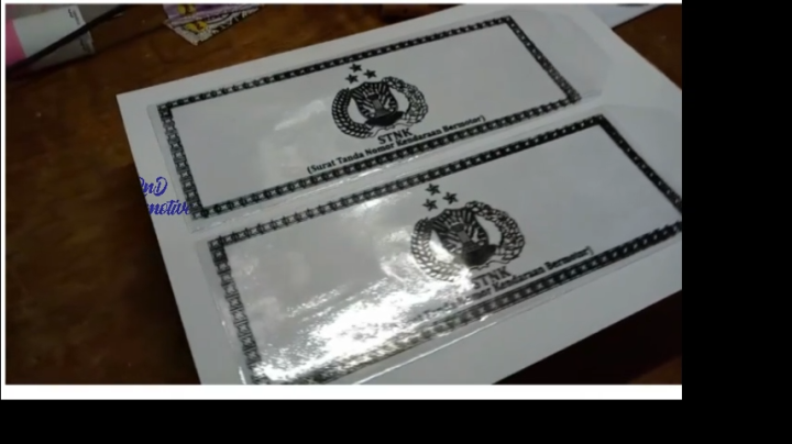Plastik STNK Logo Samsat / Pelindung STNK Logo POLDA Tebal | Lazada ...