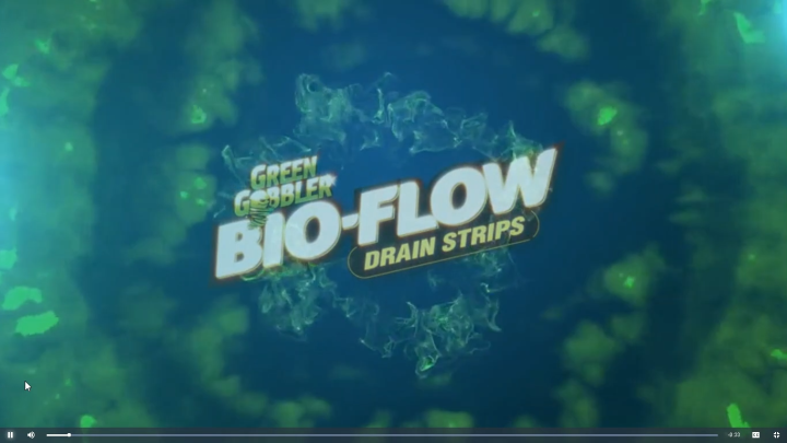 BIO-FLOW Green Gobbler Drain Strips-12 Pack Drain Cleaner & Deodorizer ...