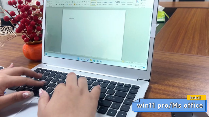 laptop baru 2025 murah CNAST Intel J4125 silm 8+256gb ssd logam windows ...