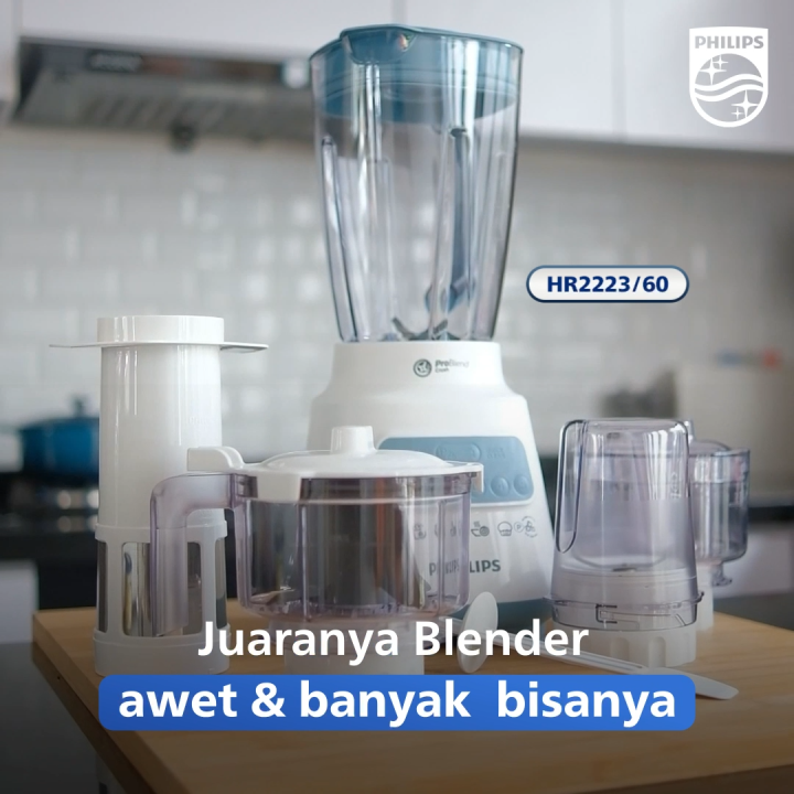 Philips Blender 5000 Series 2L Plastic - Green + Accessory HR2223/30 ...