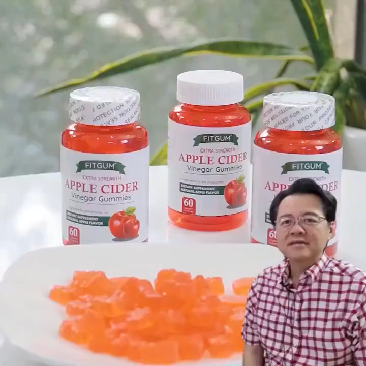 Fitgum Apple Cider Vinegar Gummies 100% Original With Collagen Safe ...
