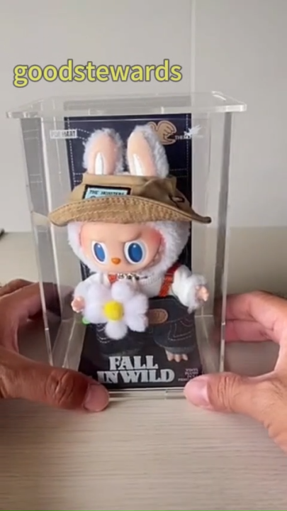 popmart labubuกล่องโมเดล กล่องอะคริลิคใส กล่องโชว์โมเดล ตู้โชว์ของสะสม ...