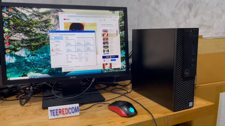 คอมพิวเตอร์ตั้งโต๊ะ PC Dell OptiPlex 3060 SFF i5-8400 Turbo 4.0GHZ Gen8 Ram8-16 ddr4 hdd-M.2 ...