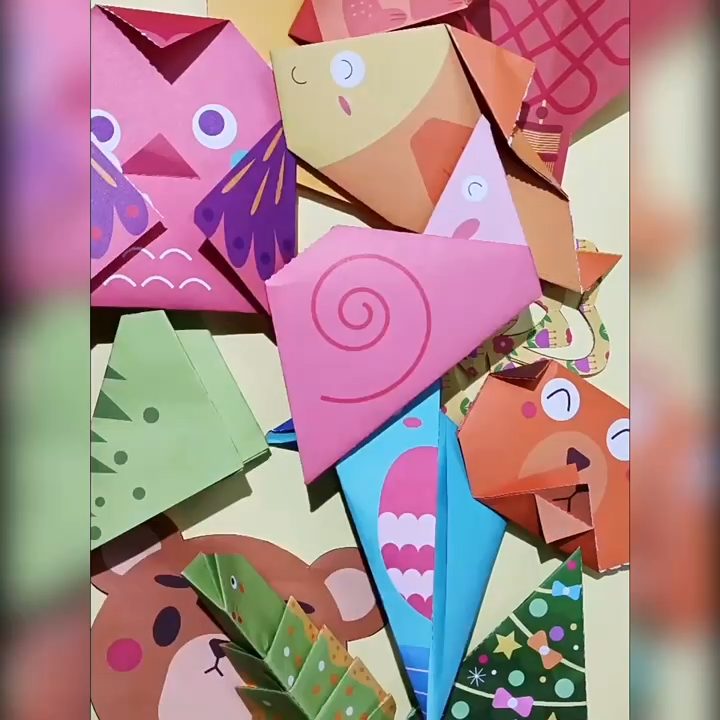 【S.mart】3in1 Children's paper play Cut-and-Fold-and-Paste Book with ...