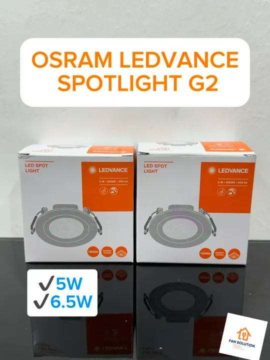 OSRAM LEDVANCE GEN 2 LED SPOTLIGHT 5W 6.5W SIRIM ENERGY SAVING LED COB ...