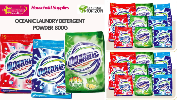 Oceanic Laundry Detergent Powder 800g | Lazada PH