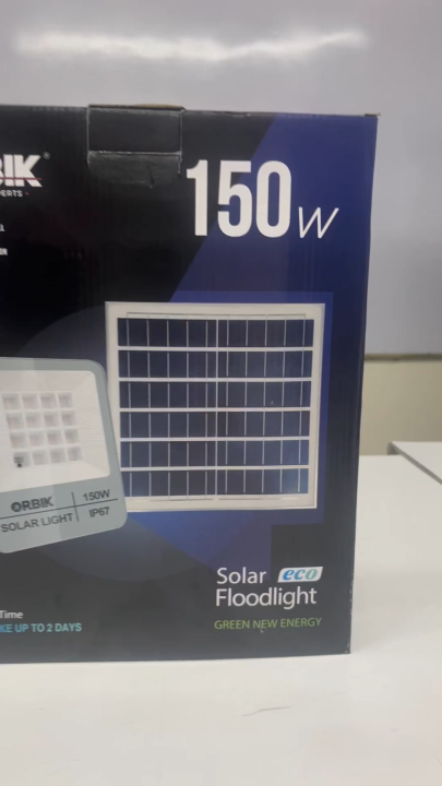 Orbik Solar Led Flood light 150Watts - ORBIK OB-B01 | Lazada PH