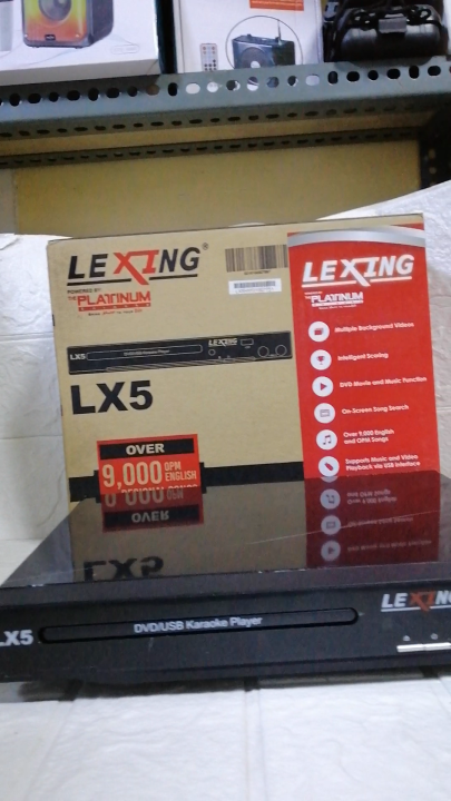 LEXING LX-5 DVD MIDI VEDIOKE, CD, DVD PLAYER WITH 20K SONG USB 2.0 ...