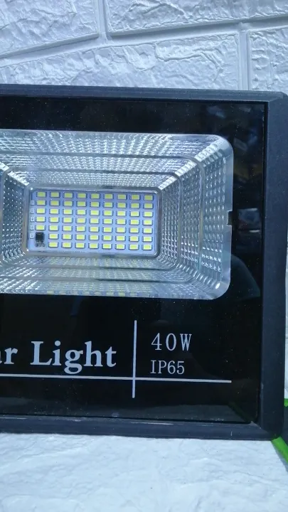 WHS Solar Light 40w Flood Light water proof IP65 rated with remote ...