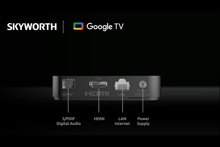 Skyworth NEW Google TV Box [LEAP-S3] 2G＋16G 4K Ultra HD Google Software ...