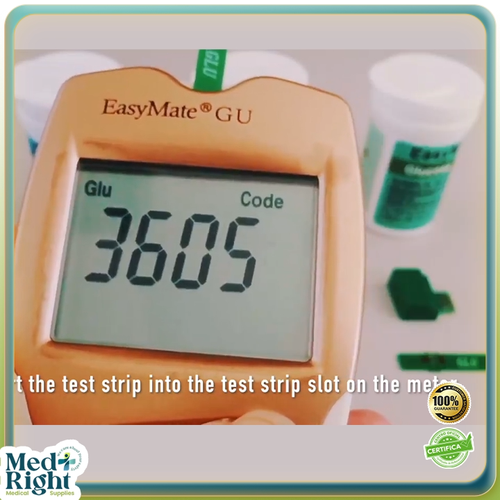EasyMate GCU Glucometer Machine 3-in-1 Blood Glucose & Uric Acid ...