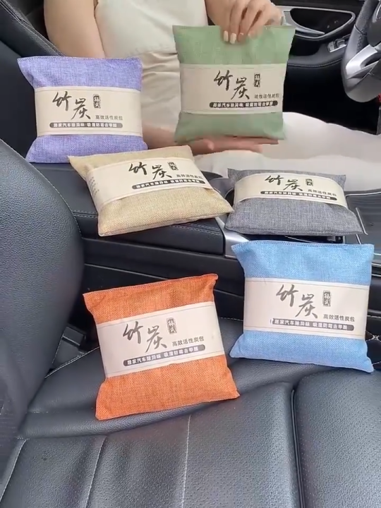Activated Bamboo Charcoal Bag 100g/500g Odor Remover Air Purifying Bag ...