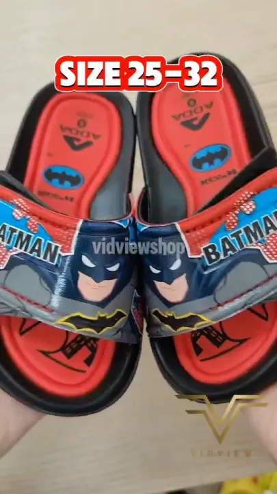 VIDVIEW !!ลดสนั่น!! รองเท้าแตะเด็กชาย Adda 31R5Y Batman แบทแมน ปรับสาย ...
