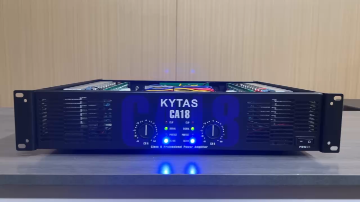 KYTAS CA18 power amplifier 1300W×2 channels|8 ohms 100%Pure copper LIVE ...