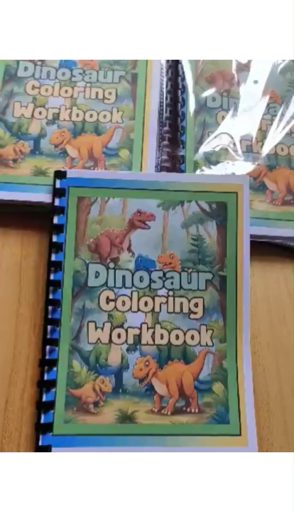 Coloring Workbook/Tracing book for kids/Dinosaur coloring book | Lazada PH