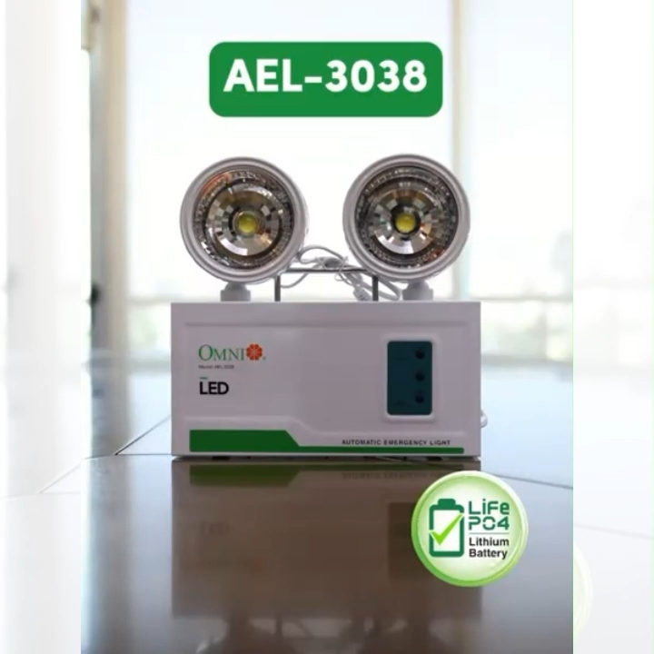 OMNI Commercial Grade LED Automatic Emergency Light Model AEL-3038 | Lazada PH