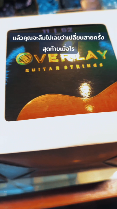 overlay acoustic guitar strings no. 11-color resistant than normal ...