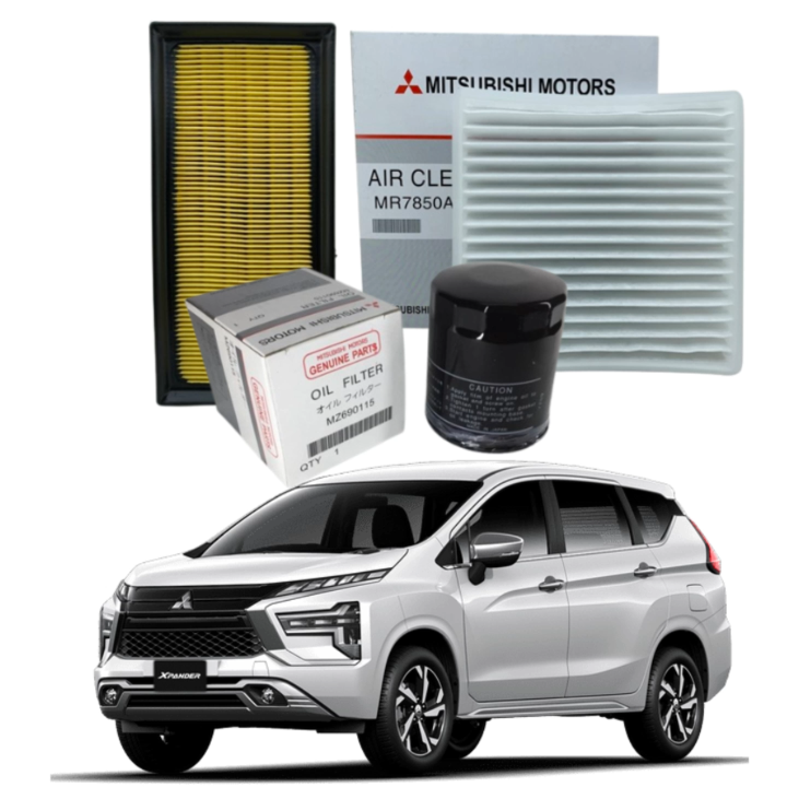{ Mitsubishi Xpander} Combo lọc dầu nhớt - lọc điều hòa - lọc gió động ...