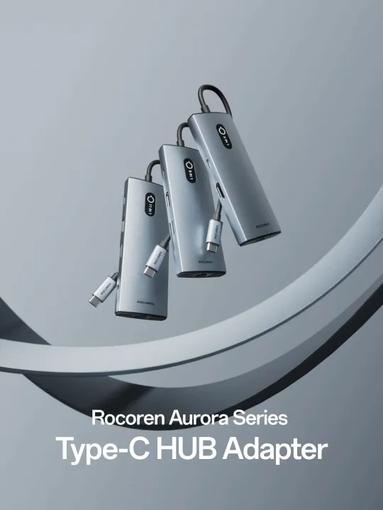 Rocoren 6/8/11 in 1 USB C Hub PD 100W RJ45 SD Reader USB 3.0 Splitter ...