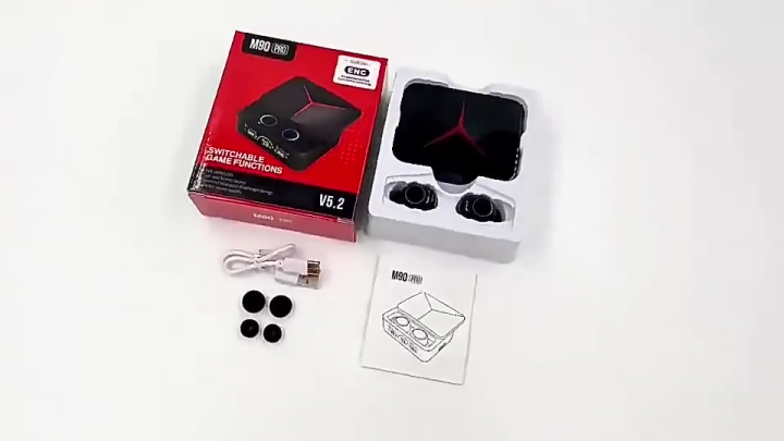 M90 tws wireless bluetooth headset gaming headset LED light stereo ...