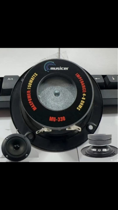 MUSICER Dual Magnet 3inches Tweeter 100 watts Max for Karaoke Baffles ...