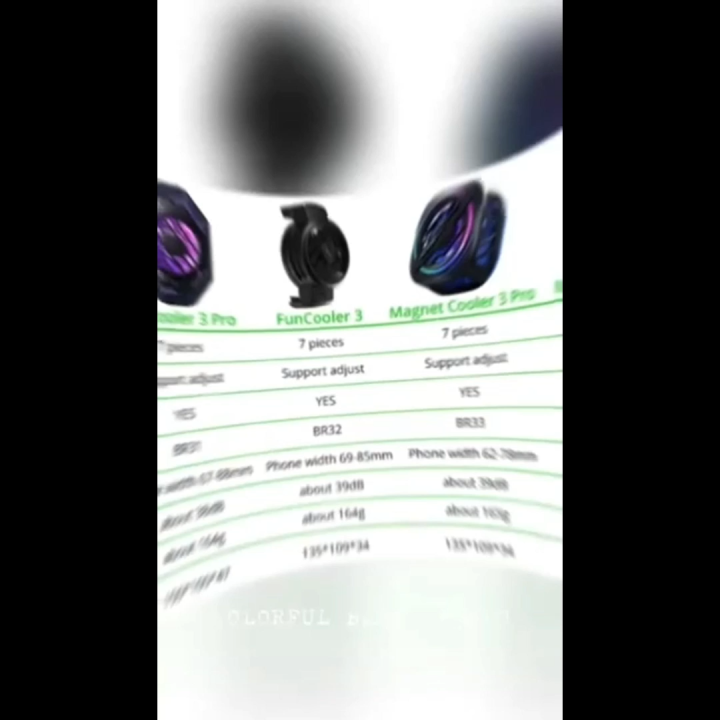 Black Shark Magnet FunCooler 3 Pro Cooler RGB Light Fast Cooling Fan Cooler 20W Support APP ...