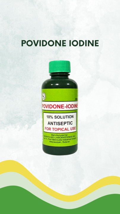 Dann's Aid Povidone Iodine Wound Solution in 120ml 60ml 30ml | Lazada PH