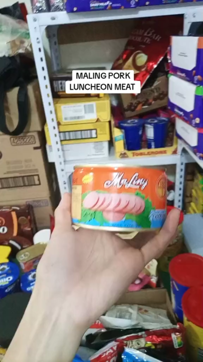 Premium MaLing Luncheon Meat 387 Grams Pork Luncheon Meat Less Sodium ...