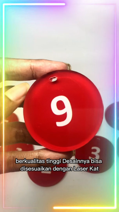 Sign Nomor Locker Room Atau Lemari Custom Akrilik UV Print | Lazada ...