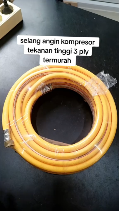 Selang Angin Kompresor 10 Meter paling awet INDOKOYO / Compressor Spray ...