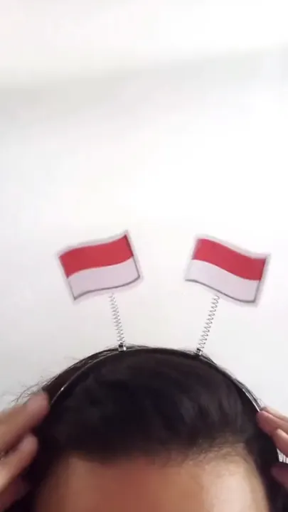 bando merah putih bendera atribut hiasan 17 agustusan aksesoris ...