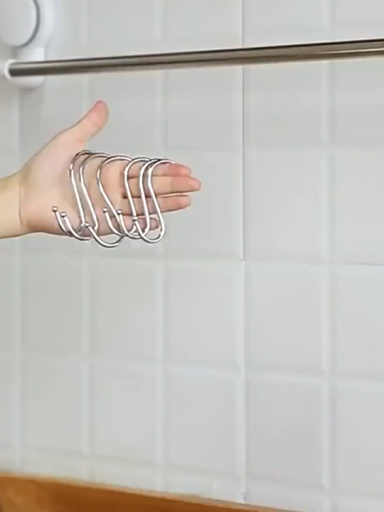 10/30/50Pcs Heavy Duty S Shaped Hooks for Hanging, Stainless Steel ...