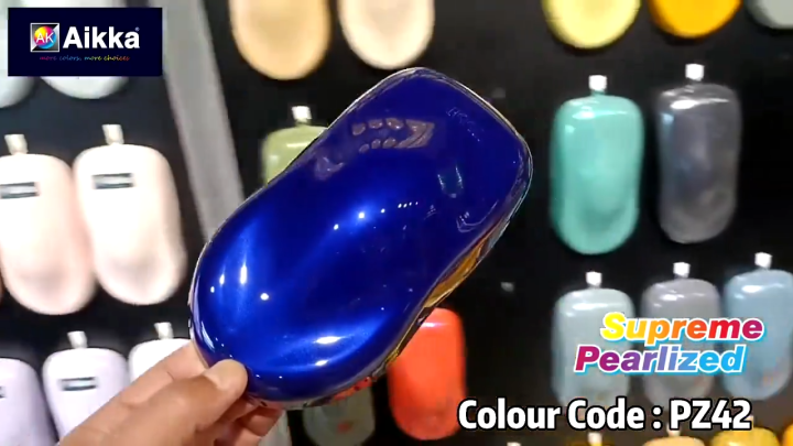 2K Paint AIKKA PZ42 Deep Blue Purple SUPREME PEARLIZED Color Car Motor ...