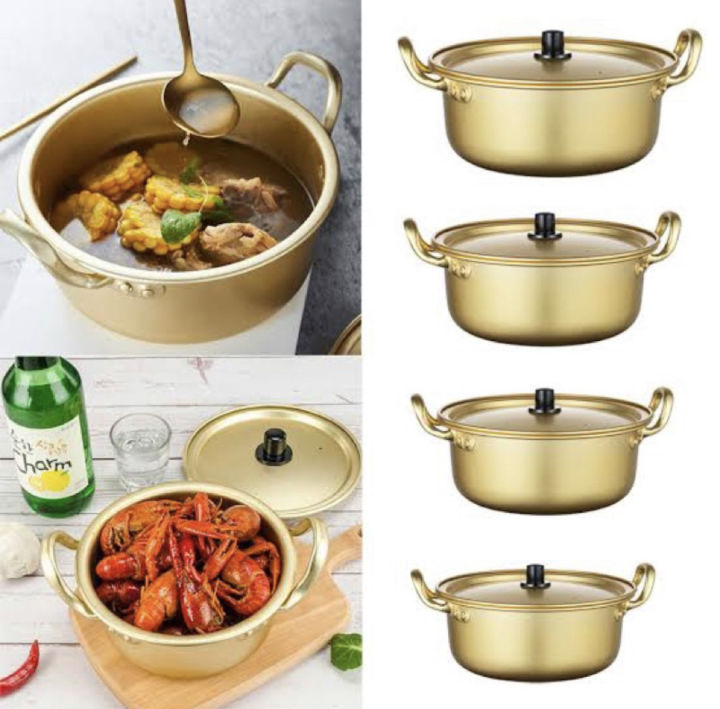 Korean Gold Ramen Ramyun Noodles aluminum hot pot | Lazada PH