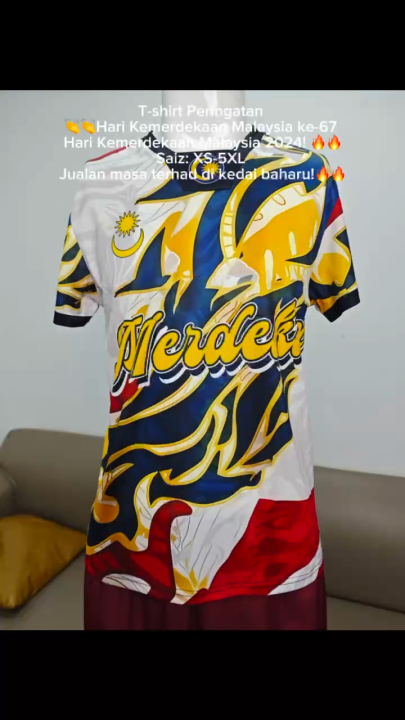 MALAYSIA 68 2025 SPECIAL DESIGN T Shirt Baju Merdeka Baju T-Shirt ...