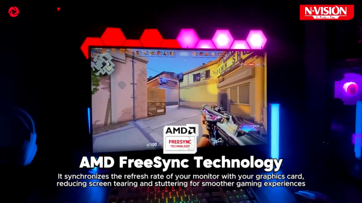 Nvision 24/27 Inch Gaming Monitor 165Hz/180HZ 1ms IPS Frameless Flat ...