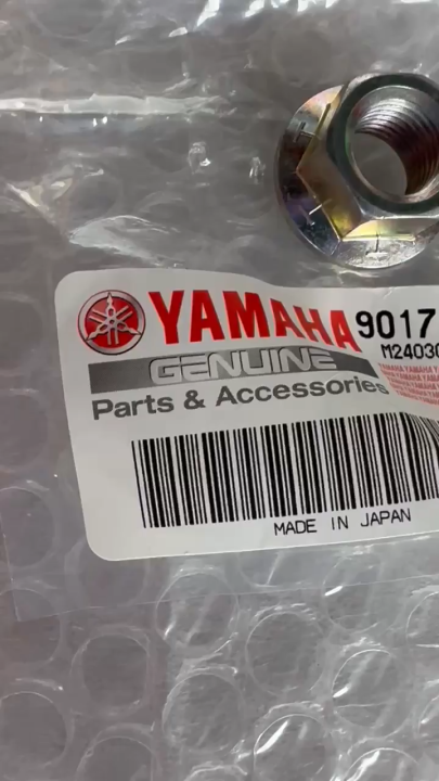 PULLEY NUT, MAGNETO FOR YAMAHA NMAX & AEROX | GENUINE PARTS | 90179 ...